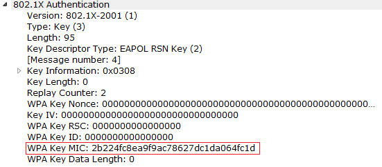 4-Way Hand Shake Keys Generation & MIC Verification for WPA3/OWE/WPA2 ...
